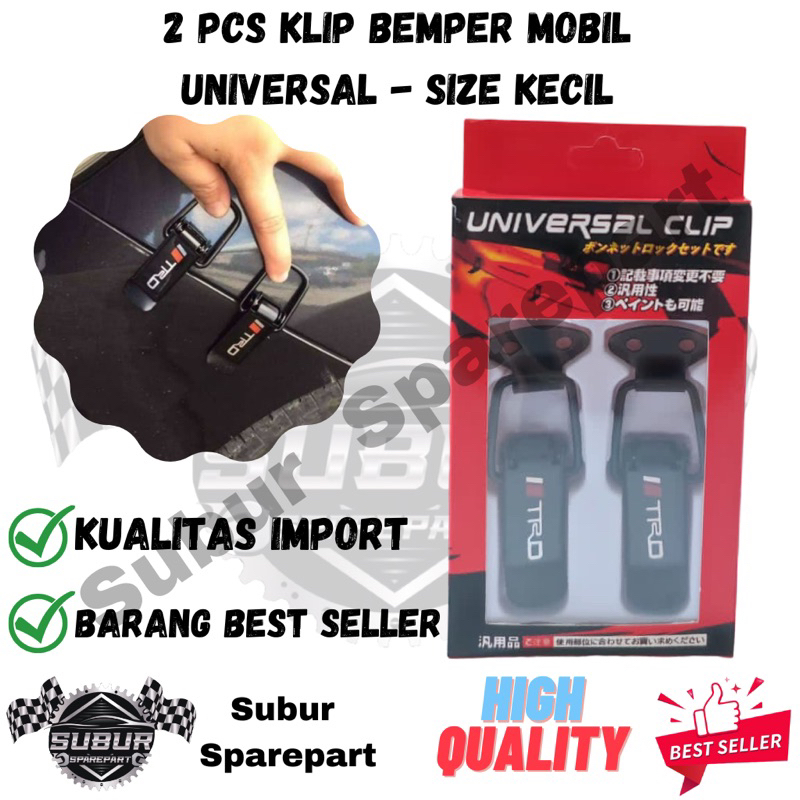 Jual Klip Bemper Mobil Universal TRD - Size Kecil & Besar | Shopee ...