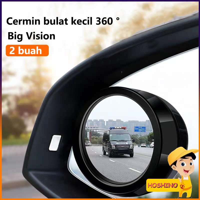 Jual HOSHINO【2PCS】Kaca Cembung Spion/Spion Bulat Kecil Mobil Universal ...