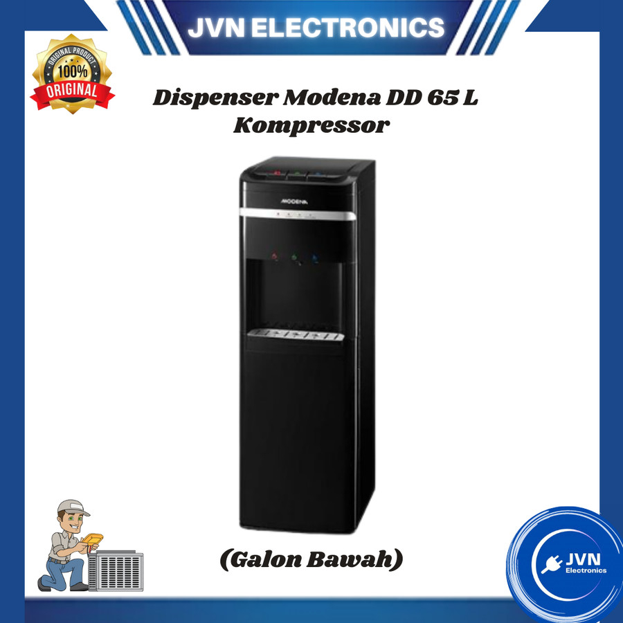 Jual Dispenser Galon Bawah Modena DD 65 L Kompressor | Shopee Indonesia