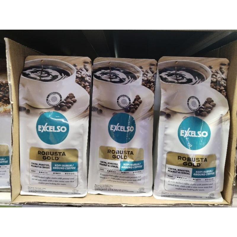Jual EXCELSO KOPI BUBUK ROBUSTA GOLD 200gr | Shopee Indonesia
