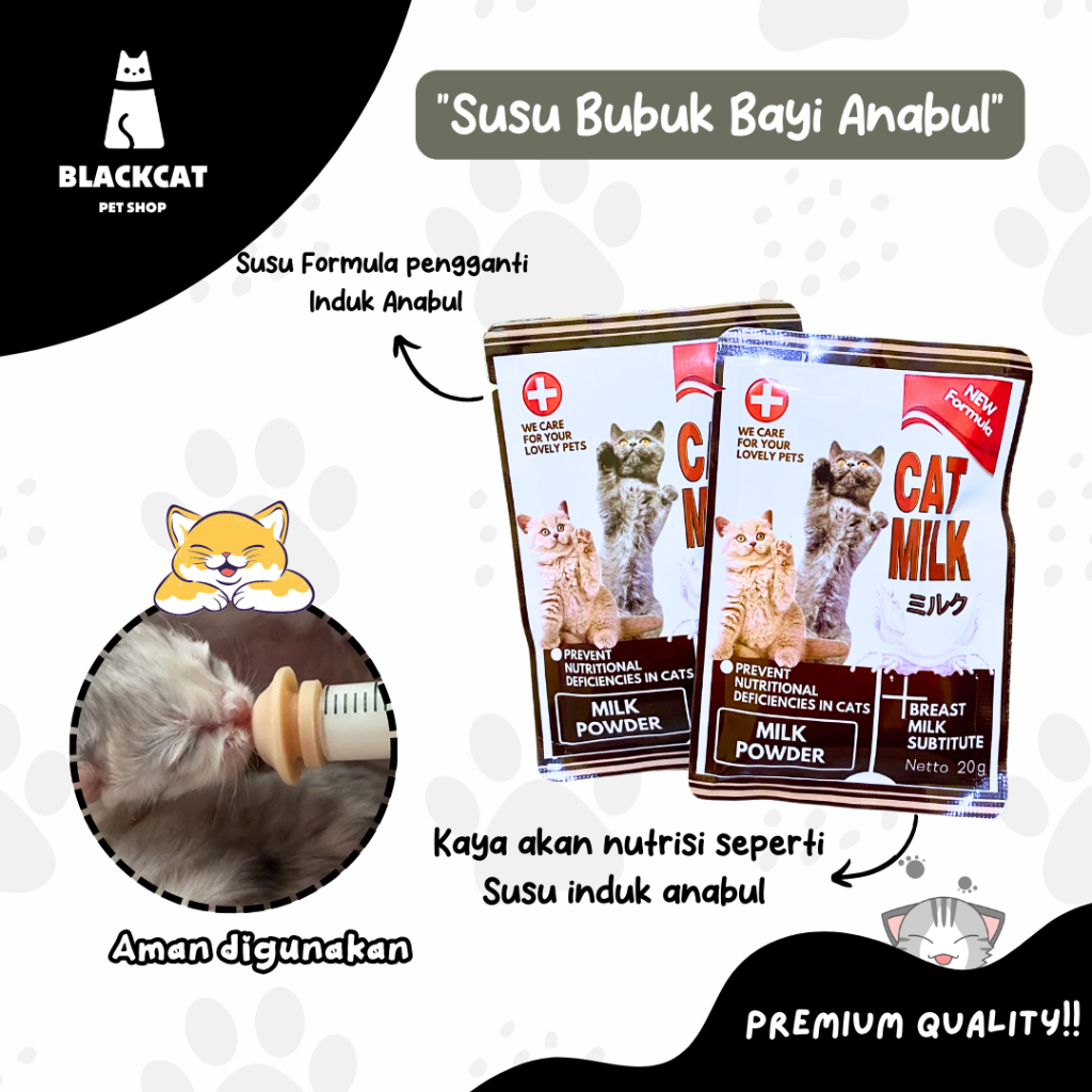 Jual BLACKCAT - Susu Kucing Cat Milk Kitten / Susu Anak Kucing Bayi ...