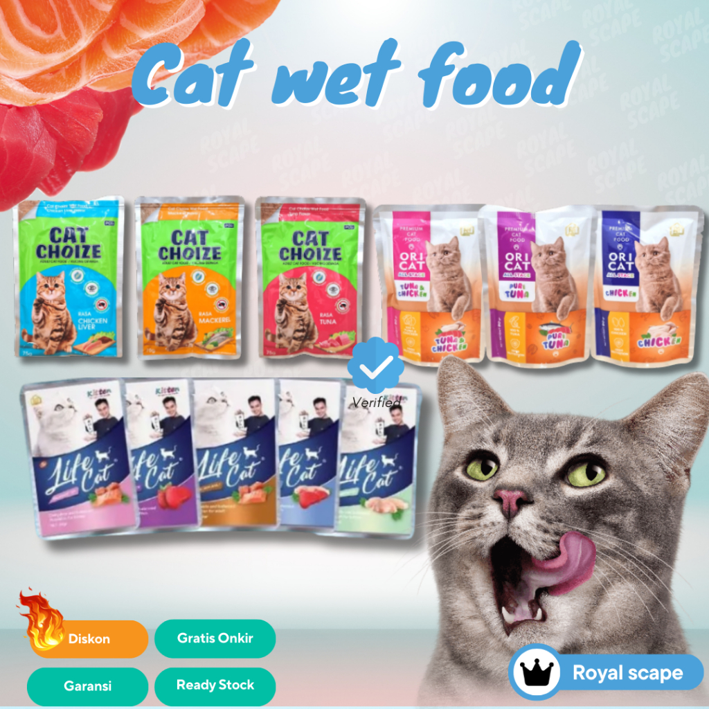 Jual Wet food Cat wet food Life cat & berbagai merk | Shopee Indonesia