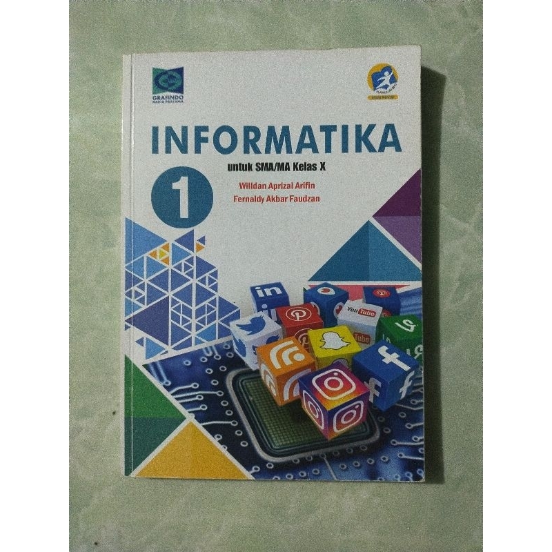 Jual Buku bekas original Informatika 1 untuk SMALMA kelas X revisi by Grafindo | Shopee Indonesia