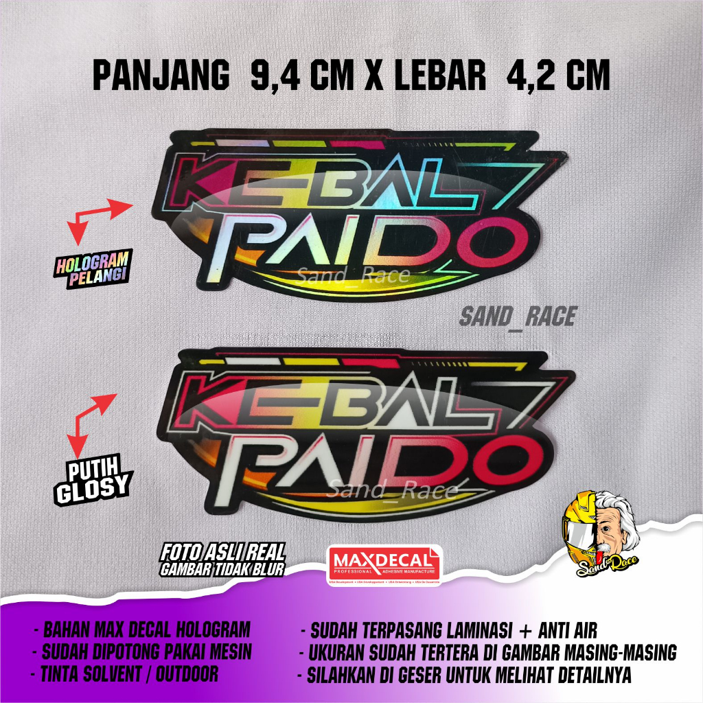 Jual stiker bolone wong tulus / sticker wayahe wong tulus tampil ...