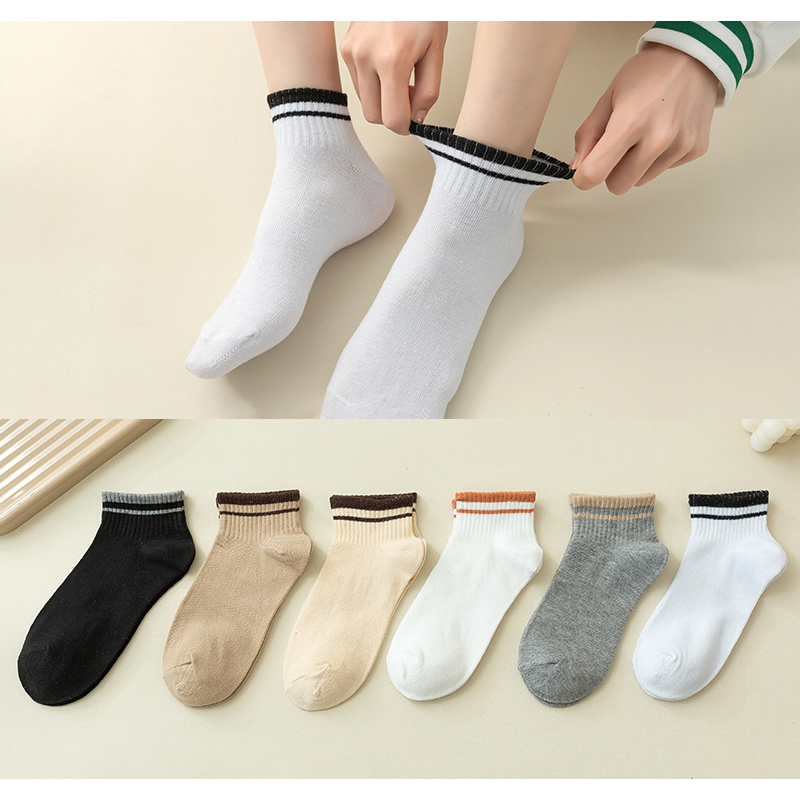 Jual Kaos Kaki Garis Fashion Korea / Kaus Kaki Panjang Betis Mata Kaki ...