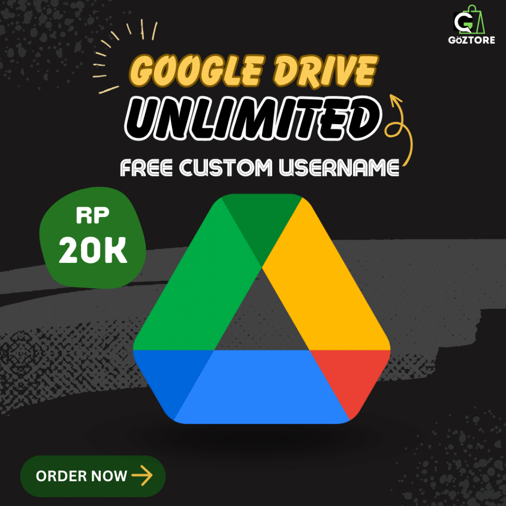 Jual Google Drive Gdrive Unlimited Storage Lifetime Bergaransi Resmi | Shopee Indonesia