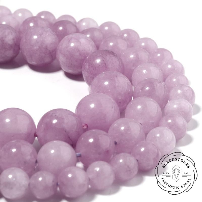 Jual Manik-manik Batu Alam bahan Gelang Bracelet 6mm asli blackstones ...