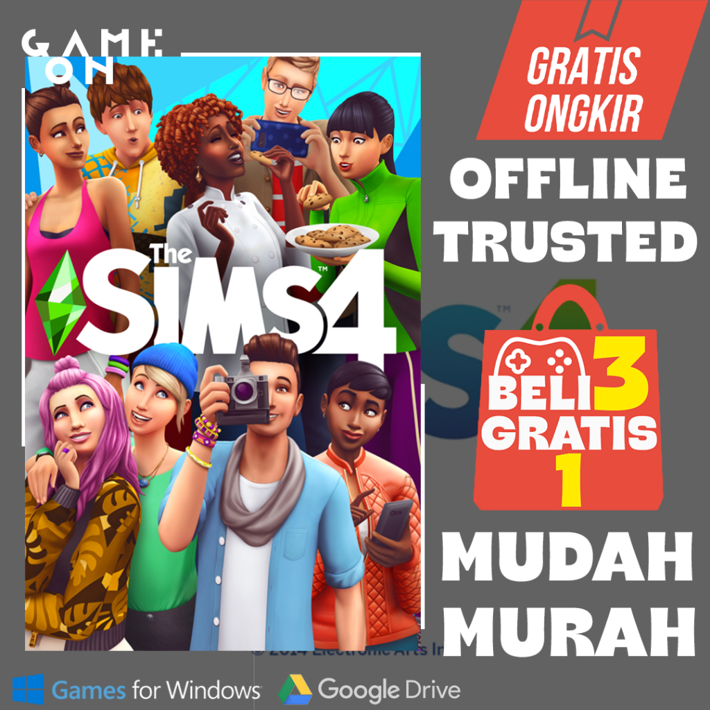 Jual The Sims 4 Digital Deluxe Edition: Simulator Strategy Game PC ...