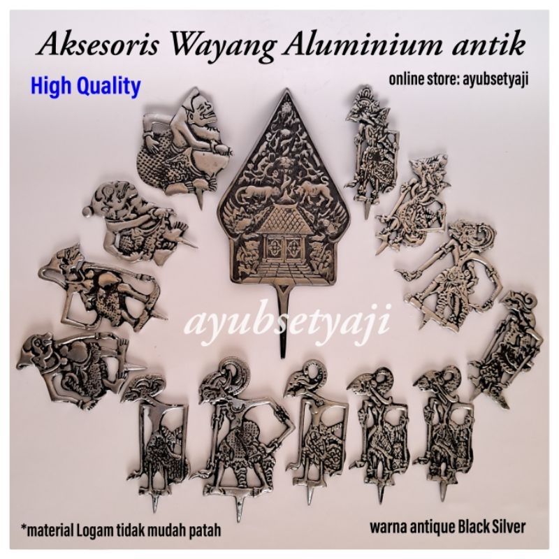 Jual Aksesoris Wayang ALL VARIAN aluminium antik ( Semar / Gareng ...