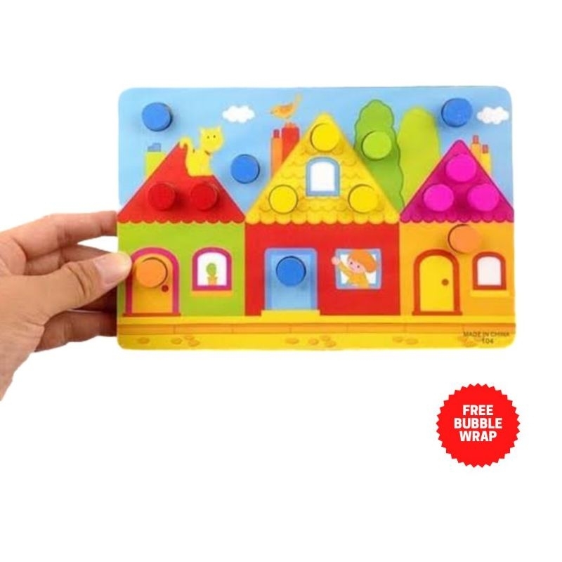 Jual Matching Color Puzzle | Mainan Edukasi Papan Mosaik | Permainan ...