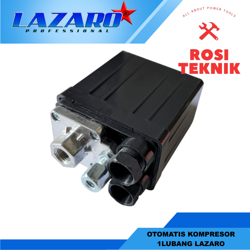 Jual Spareparts Air Compressor Otomatis Kompresor 1Lubang Lazaro ...