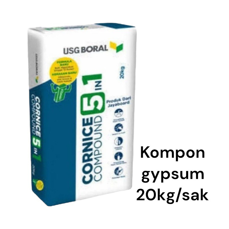 Jual HARGA / SAK KOMPON GYPSUM APLUS / SEMEN KOMPON GIPSUM A PLUS ...