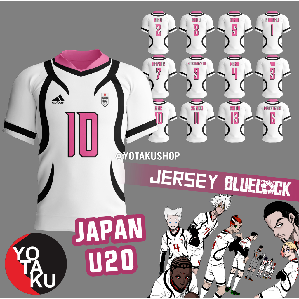 Jual Jersey Anime Cosplay Blue Lock U20 Seri 2 Sae Shido | Shopee Indonesia