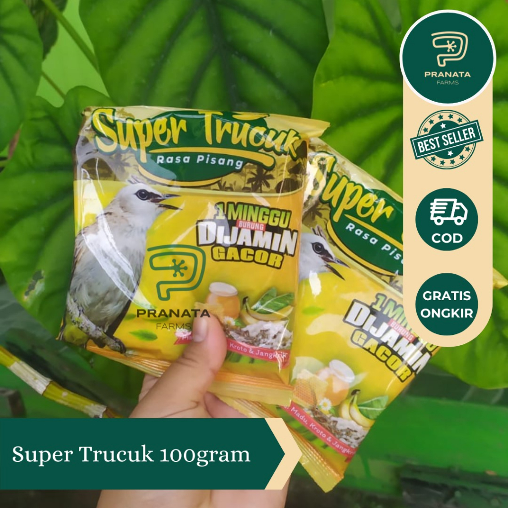 Jual Pakan Trucuk 100gram SUPER TRUCUK pakan burung trucukan | Shopee ...