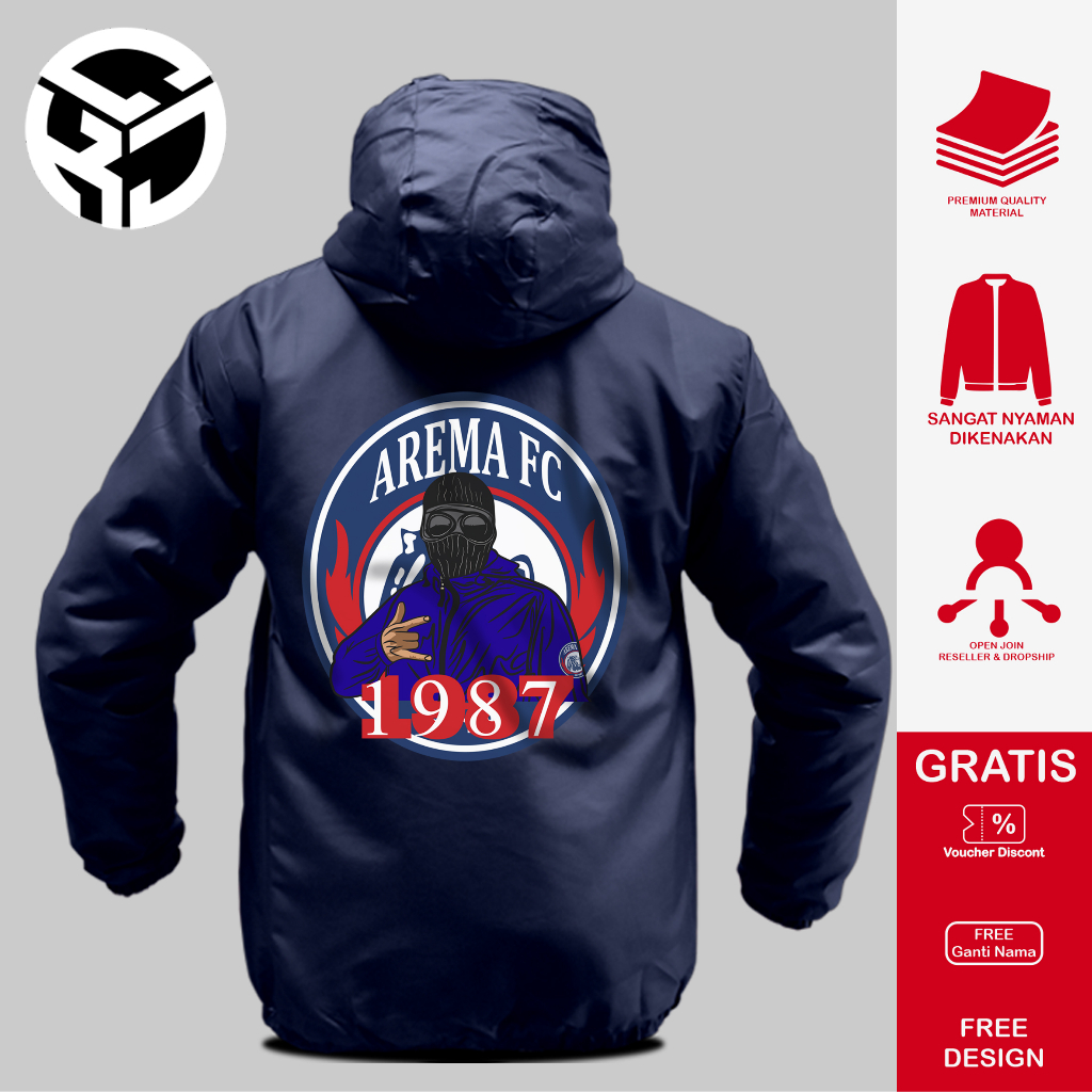 Jual Jaket Ultras Arema Malang 1978 4 WARNA 4 Ukuran Bisa Costum Gambar ...