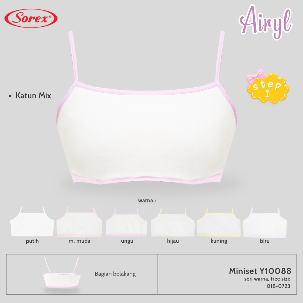 Jual Sorex Bra Remaja Miniset Y-10088 - Sorex BH Remaja Step 1 Miniset ...