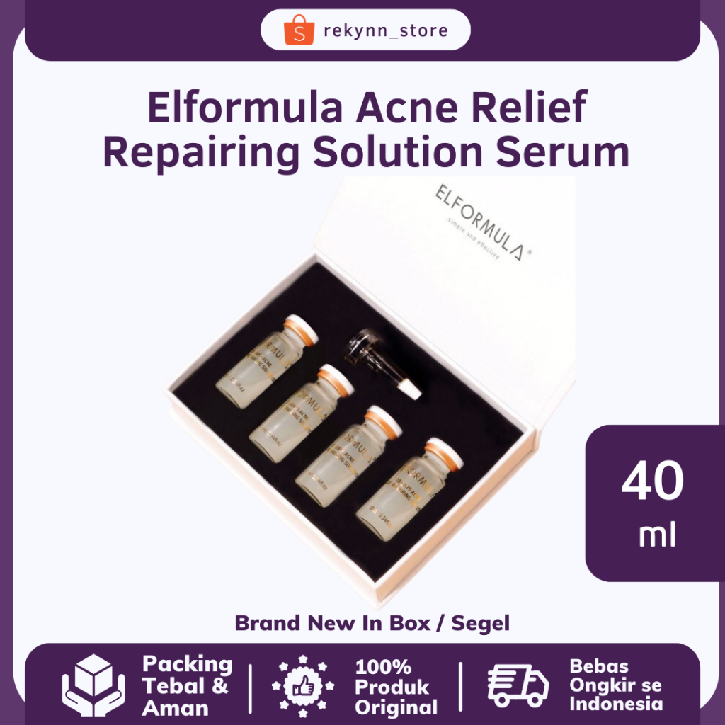 Jual Elformula Acne Serum 40ml 28 Days Acne Relief Repairing Solution ...
