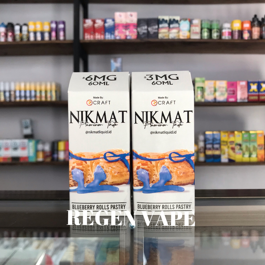 Jual LIQUIDS NIKMAT V2 BLUEBERRY ROLLS PASTRY 60ML BY RCRAFT | Shopee ...