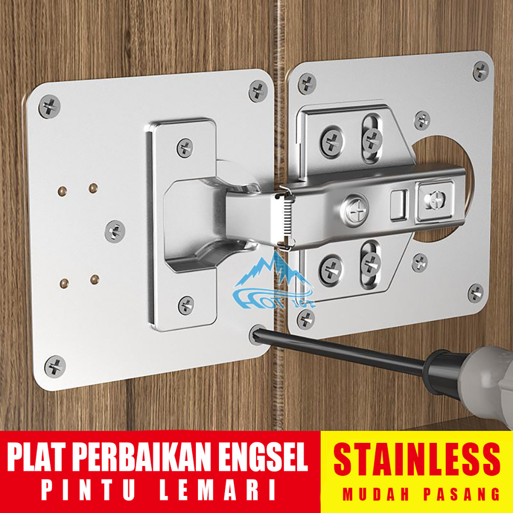 Jual Plat Perbaikan Engsel Pintu Lemari Jendela Plat Engsel Pintu ...