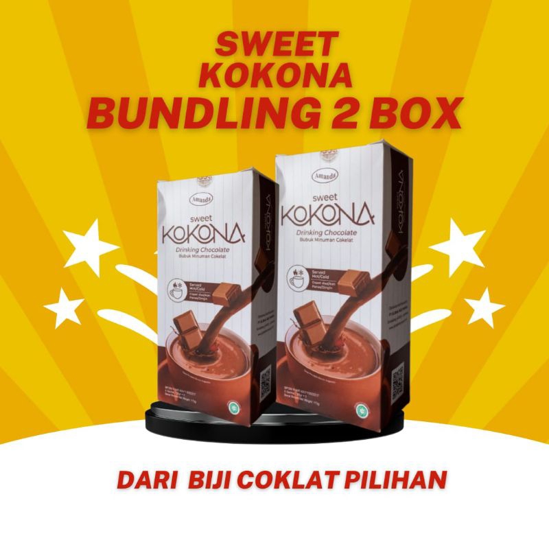 Jual Sweet Kokona 2 box isi 10 sachet-Minuman Coklat-Minuman Bubuk ...