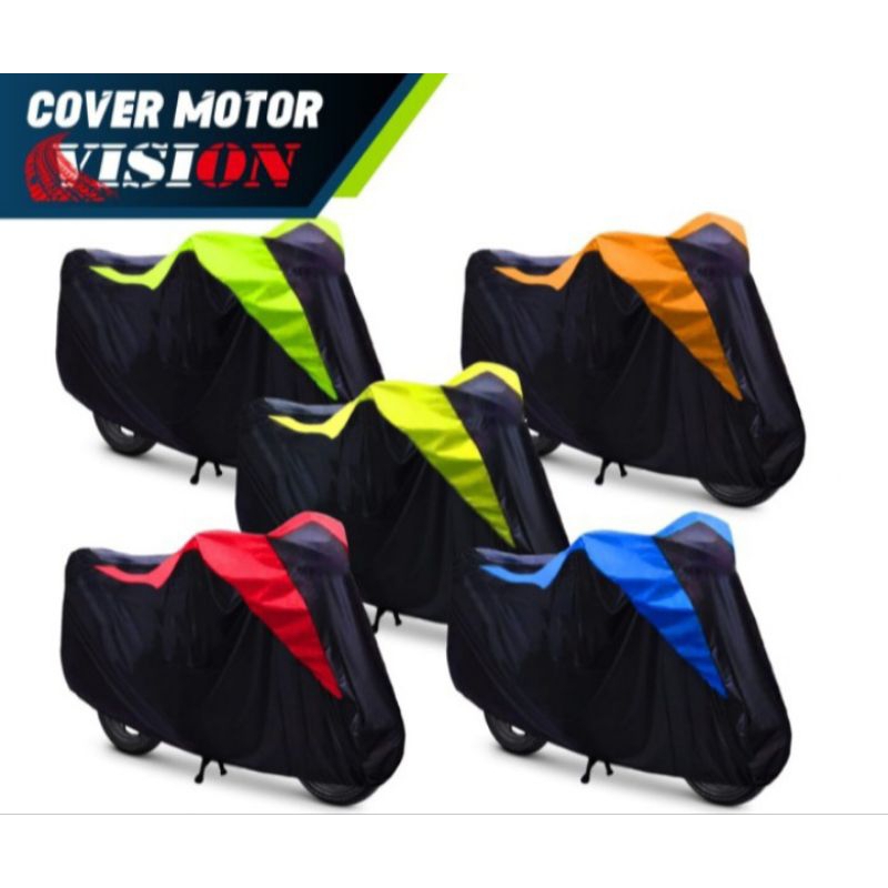 Jual Sarung Motor Merk Vision Ukuran L / Pelindung Body Motor / Cover ...
