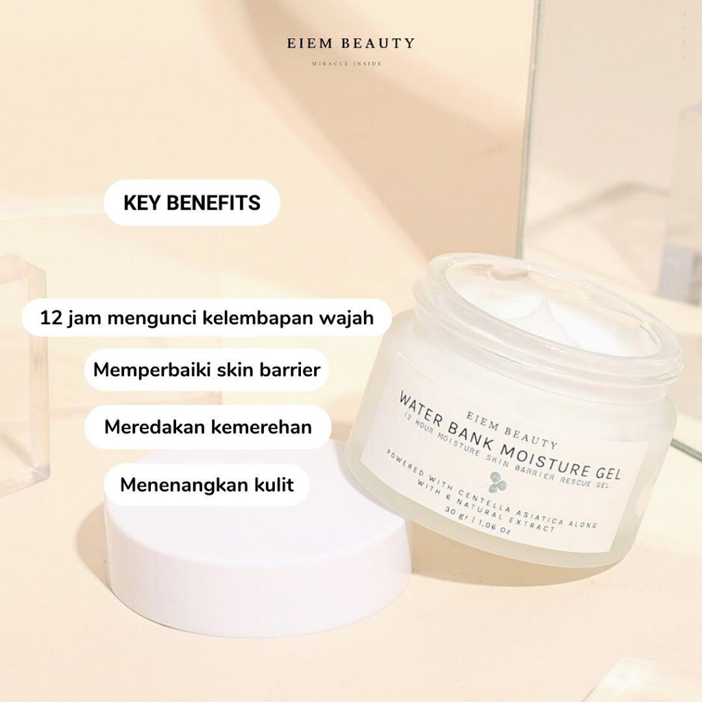 Jual EIEM Beauty Water Bank Moisturizer 30g | 100g | Shopee Indonesia