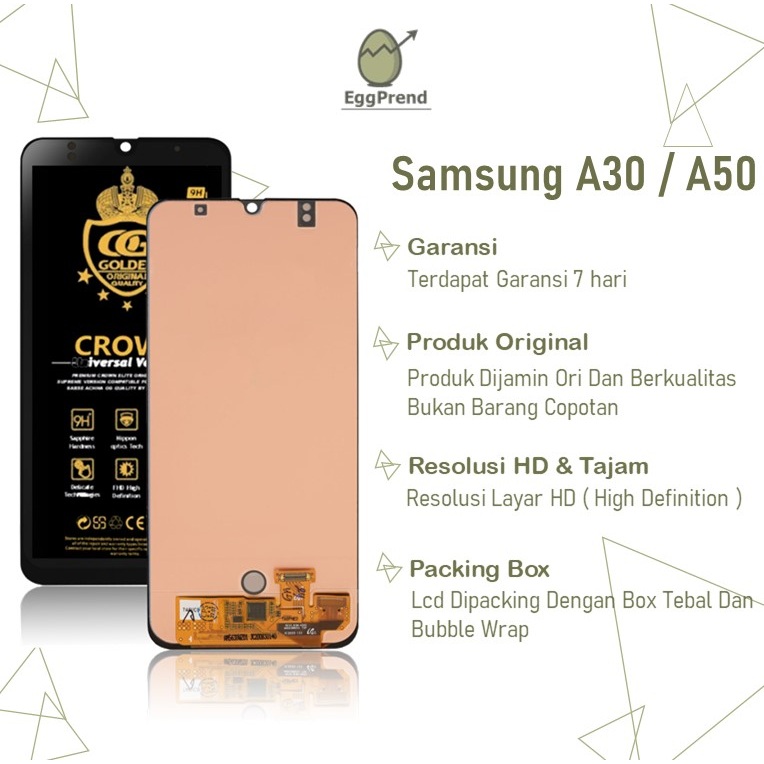 Jual LCD SAMSUNG GALAXY A30/A50/A50S/A305/A505 ORIGINAL FULLSET COMPLETE INCELL | Shopee Indonesia
