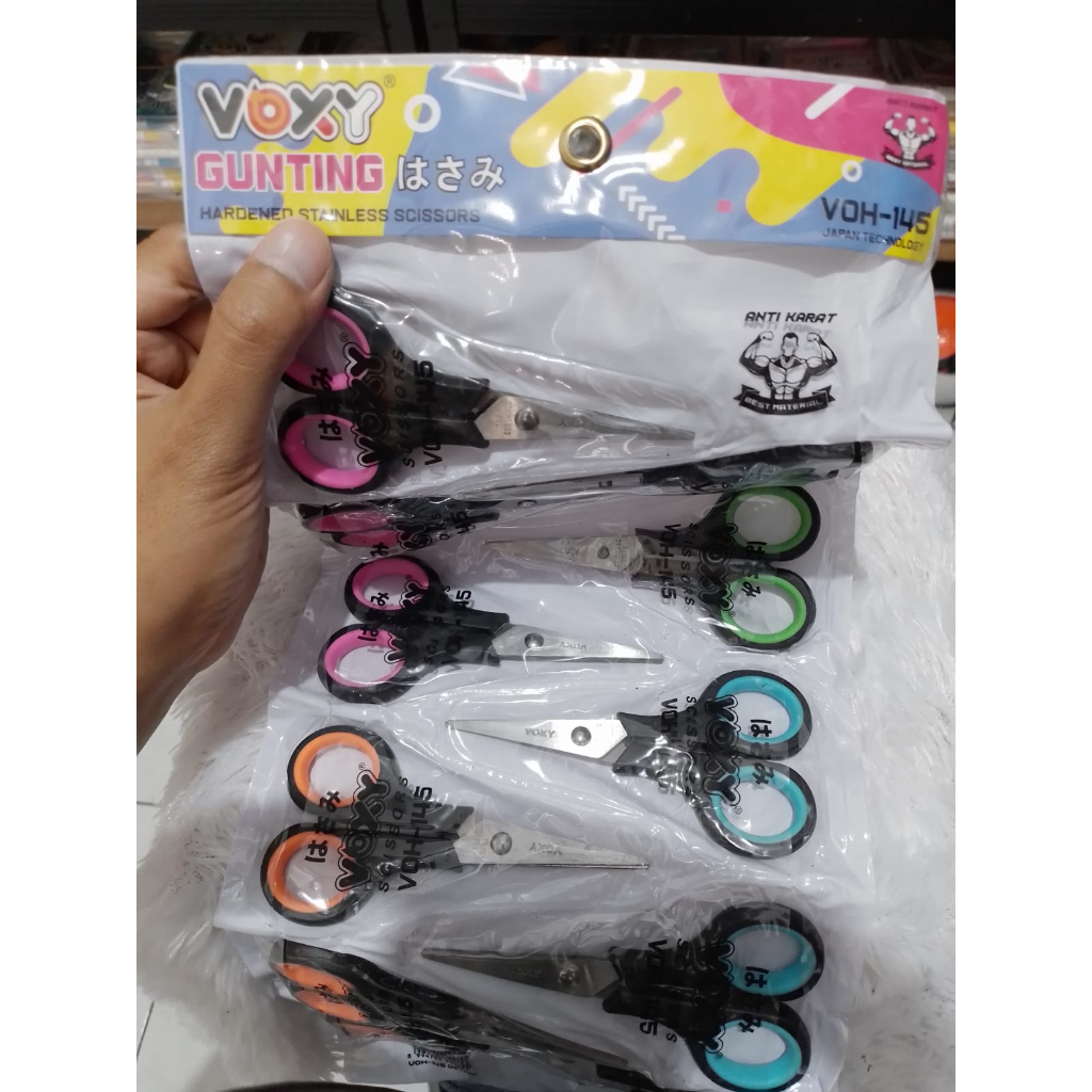 Jual mainan GUNTING 1 pcs merk VOXY - 145 TANGGUNG WARNA WARNI untuk ...