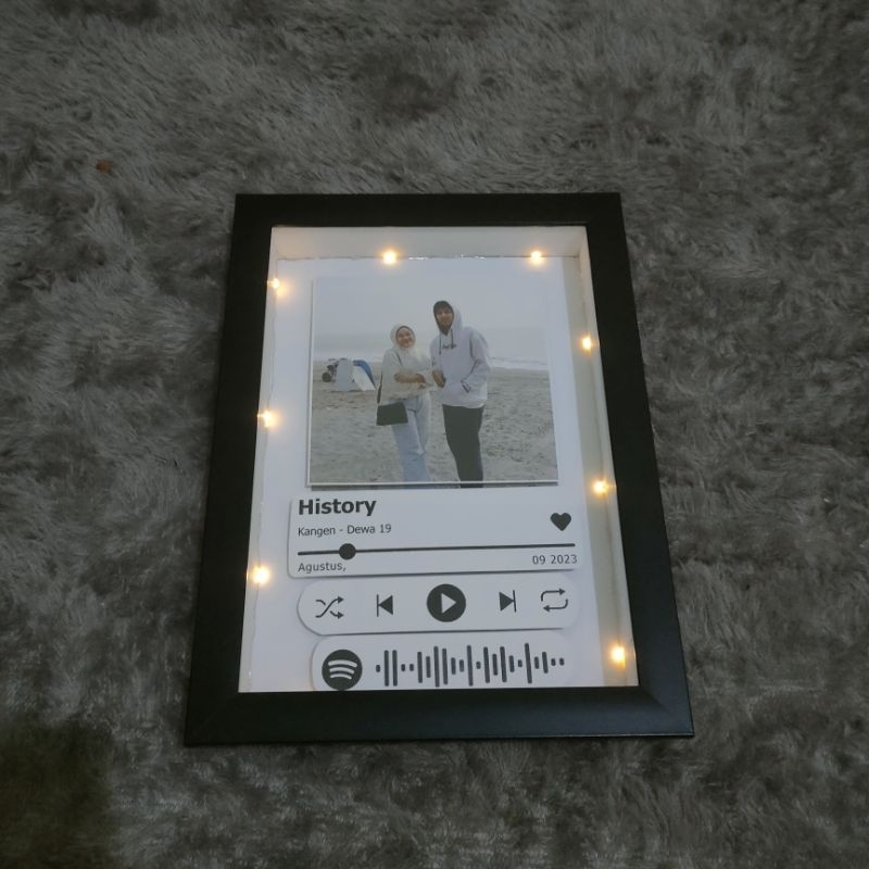 Jual Kado Ulang Tahun Unik Bingkai Spotify 3D + Lampu | Shopee Indonesia