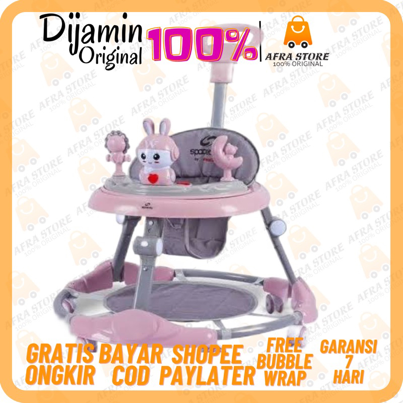 Jual BABY WALKER spacebaby SB 513 apollo model bulat ada dorongan ...