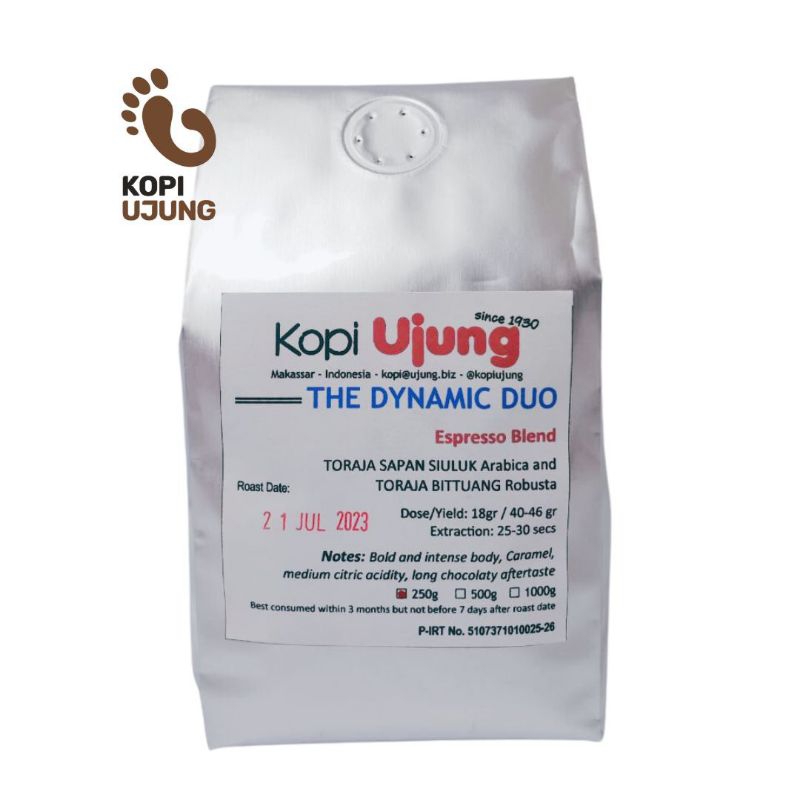 Jual Kopi Ujung House Blend: Dynamic Duo 50 - 250 Gram | Shopee Indonesia