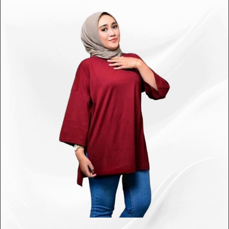 Jual Atasan Oversize Kaos Oblong Jumbo Atasan Wanita Bahan Babytery ... Jual Atasan Oversize Kaos Oblong Jumbo Atasan Wanita Bahan Babytery ...