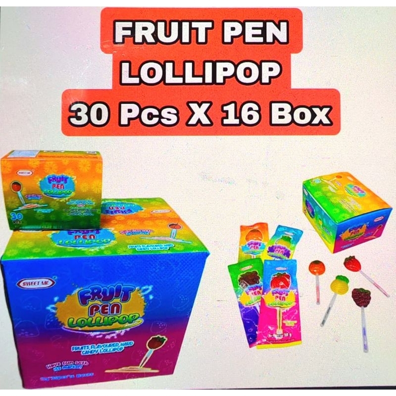 Jual Permen Cemilan Snack Sweet Me Lolipop Loli Fruit Sate Tusuk Buah ...
