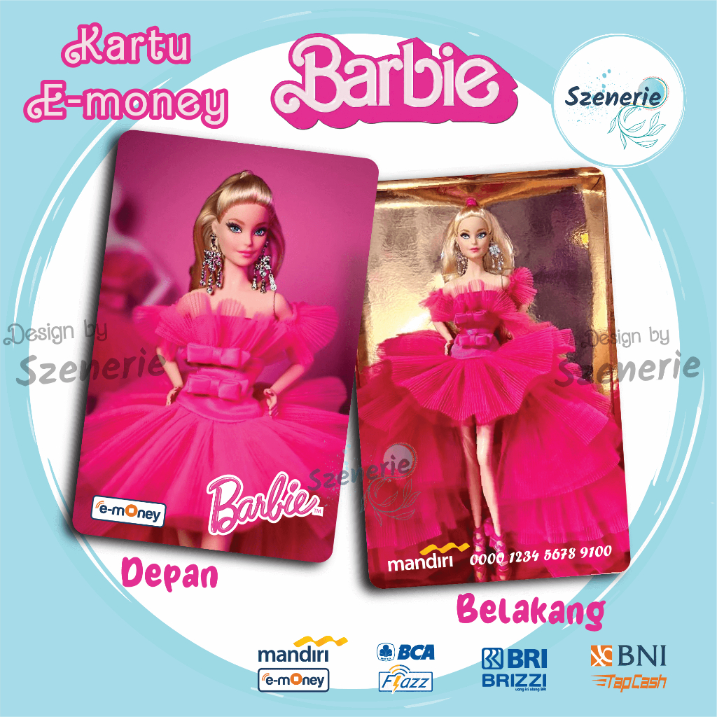 Jual Emoney Barbie Girl Cute Flazz gen 2 Kartu E-money Mandiri BCA ...