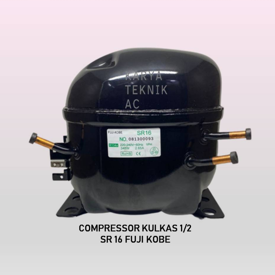 Jual KOMPRESOR KULKAS 1/2 PK SR 16 FUJI KOBE | Shopee Indonesia