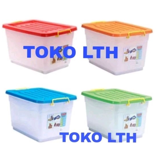 Jual CONTAINER BOX RODA 40 LTR WAGON CONTAINER 40 LITER VC10 LION STAR ...