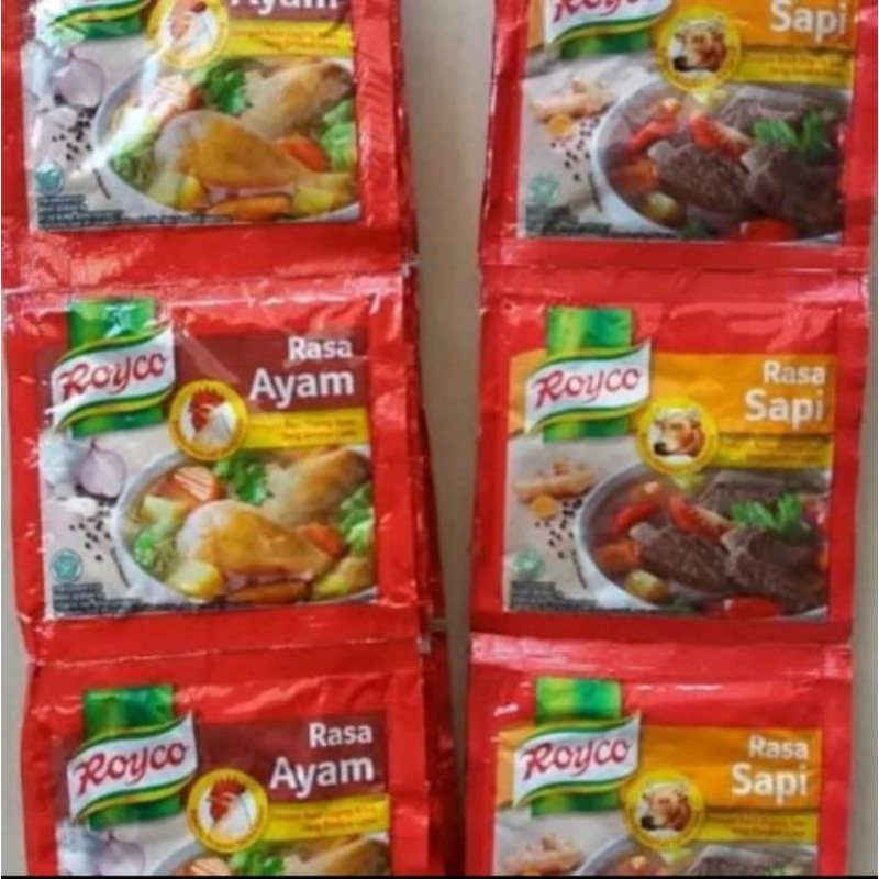 Jual bumbu penyedap rasa royco rasa aya sampi 12X9gr renceng | Shopee ...