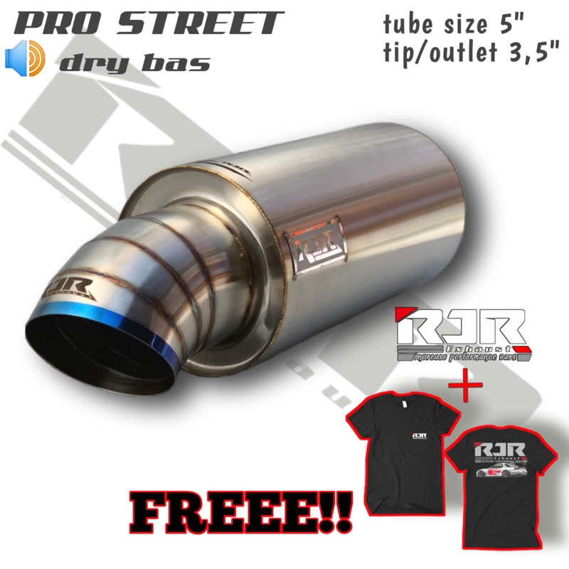 Jual KNALPOT MOBIL RACING RJR EXHAUST PRO STREET UNIVERSAL FOR MANUAL ...