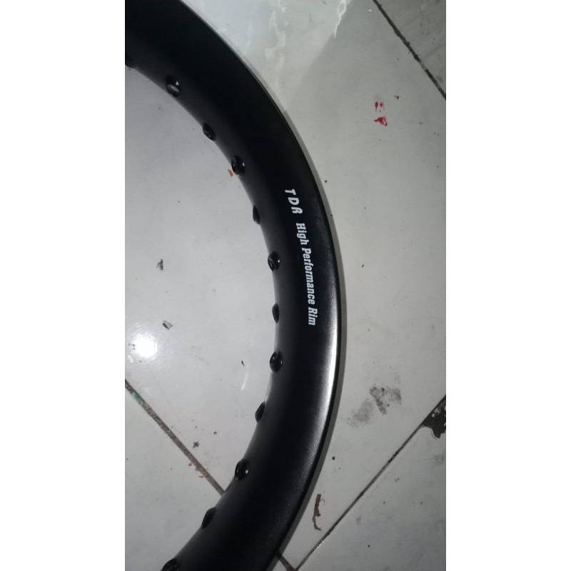 Jual velg TDR Ring 17 hitam U shape UK 2,50 | Shopee Indonesia