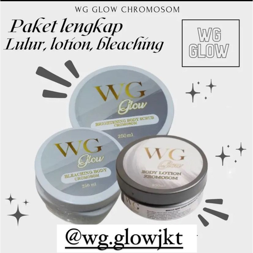 Jual PAKET LENGKAP WG GLOW KROMOSOM (HANDBODY, LULUR, BLEACHING ...