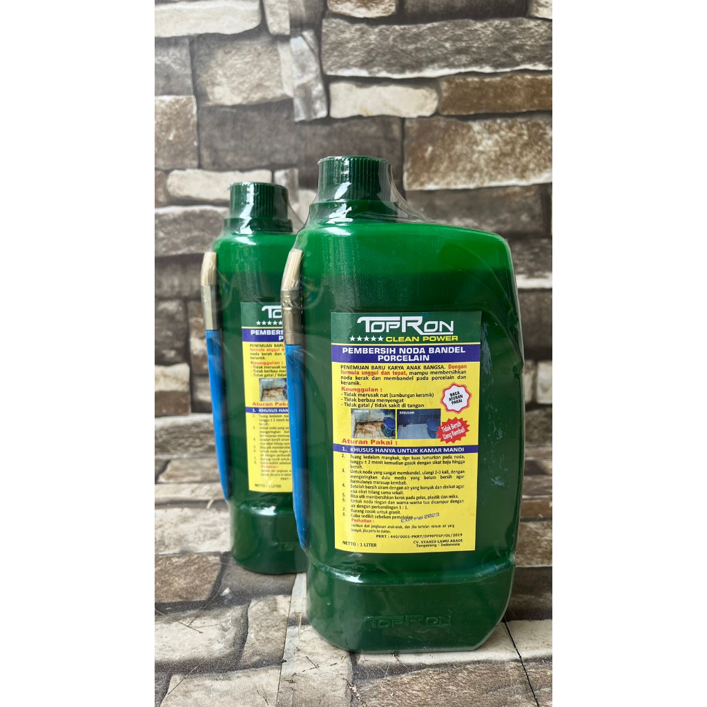 Jual TOPRON PEMBERSIH KERAMIK NODA MEMBANDEL DAN PORCELAIN 100% ...
