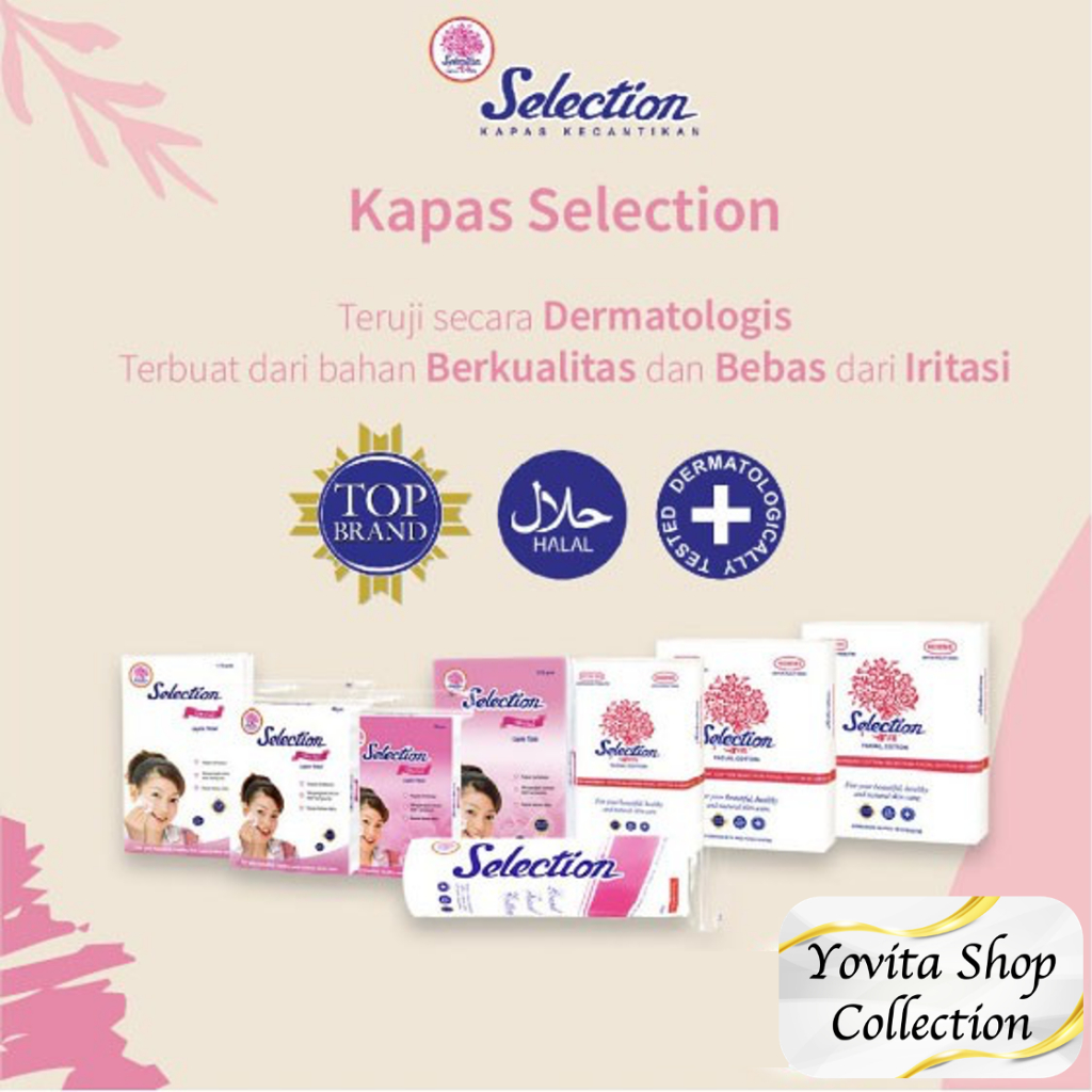 Jual Kapas Selection 35GR | 50GR | 75GR | Kapas Spesial Pembersih Wajah ...