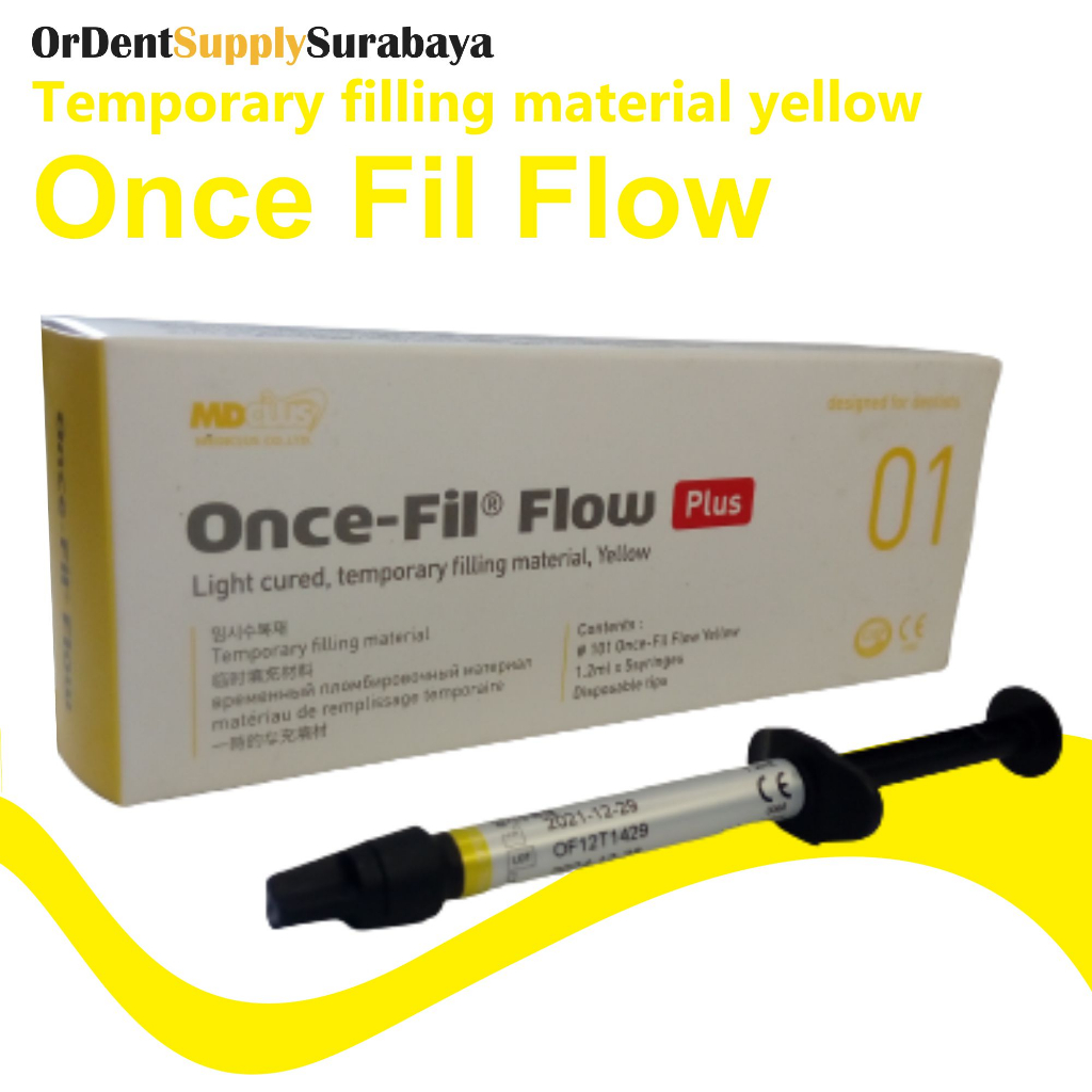 Jual Temporary Filling Tambalan sementara OnceFill Flow Dental | Shopee ...