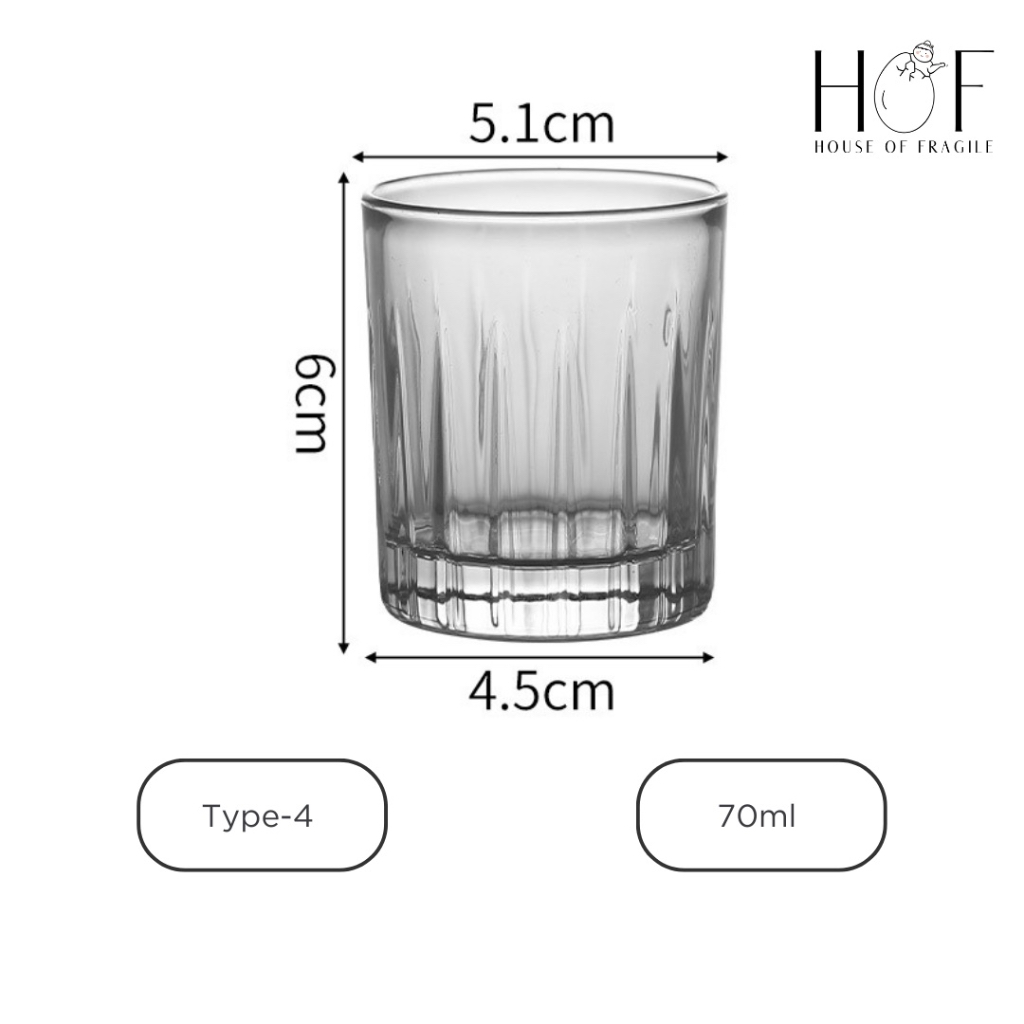 Jual ICHI Gelas Seloki Gelas Shot Kaca Gelas Minum One Shot Sloki ...