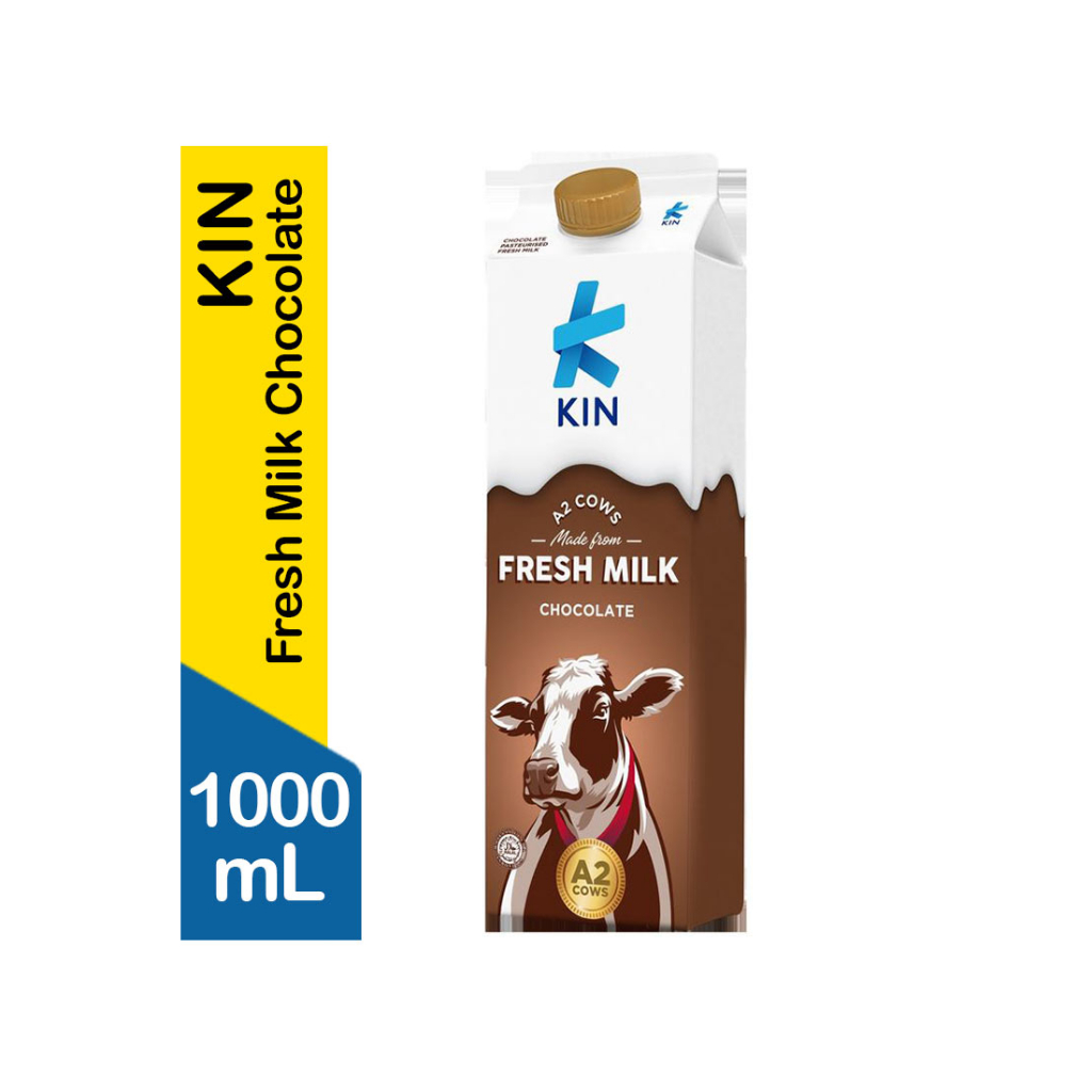 Jual Kin Fresh Milk Pasteurised Chocolate 1000Ml | Shopee Indonesia