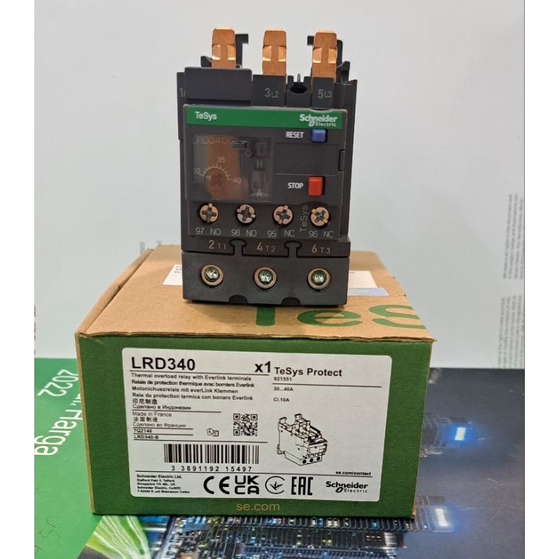 Jual Overload / Thermal Overload / LRD340 Schneider LRD 340 (30-40 ... Jual Overload / Thermal Overload / LRD340 Schneider LRD 340 (30-40 ...