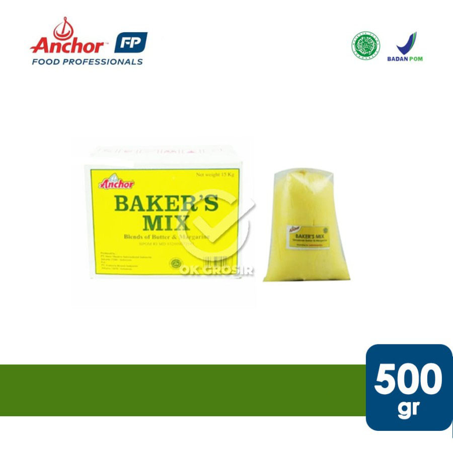 Jual Anchor Baker's Mix Butter 500 gr | Shopee Indonesia