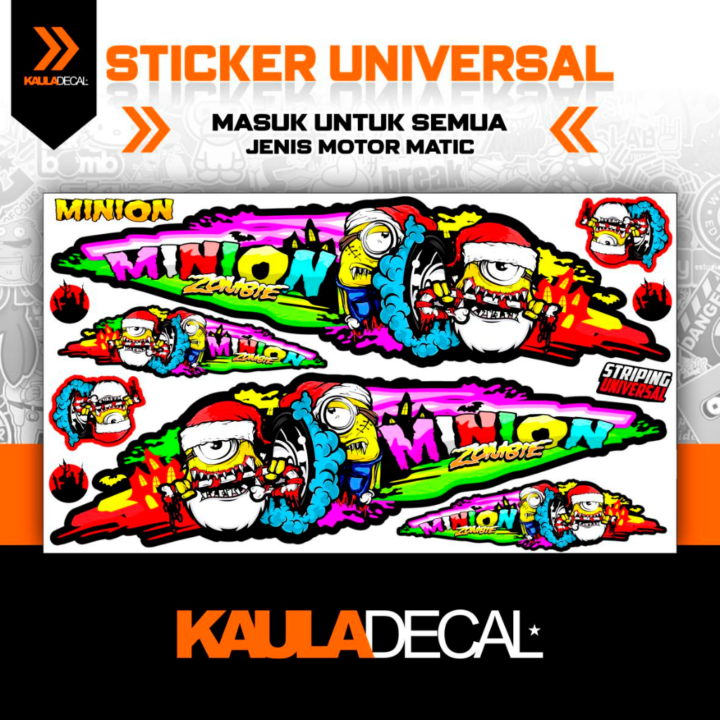 Jual STIKER STRIPING MOTOR ALL MATIC MOTIF 11 / UNIVERSAL MATIC ...