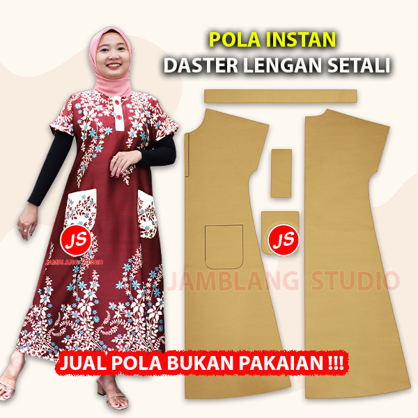 Jual Pola Instan Daster Lengan Setali | Shopee Indonesia