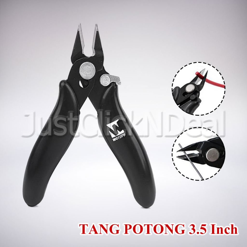 Jual WOTOFO Tang Potong Kawat Mini Kecil 3.5 Inch Authentic Original ...